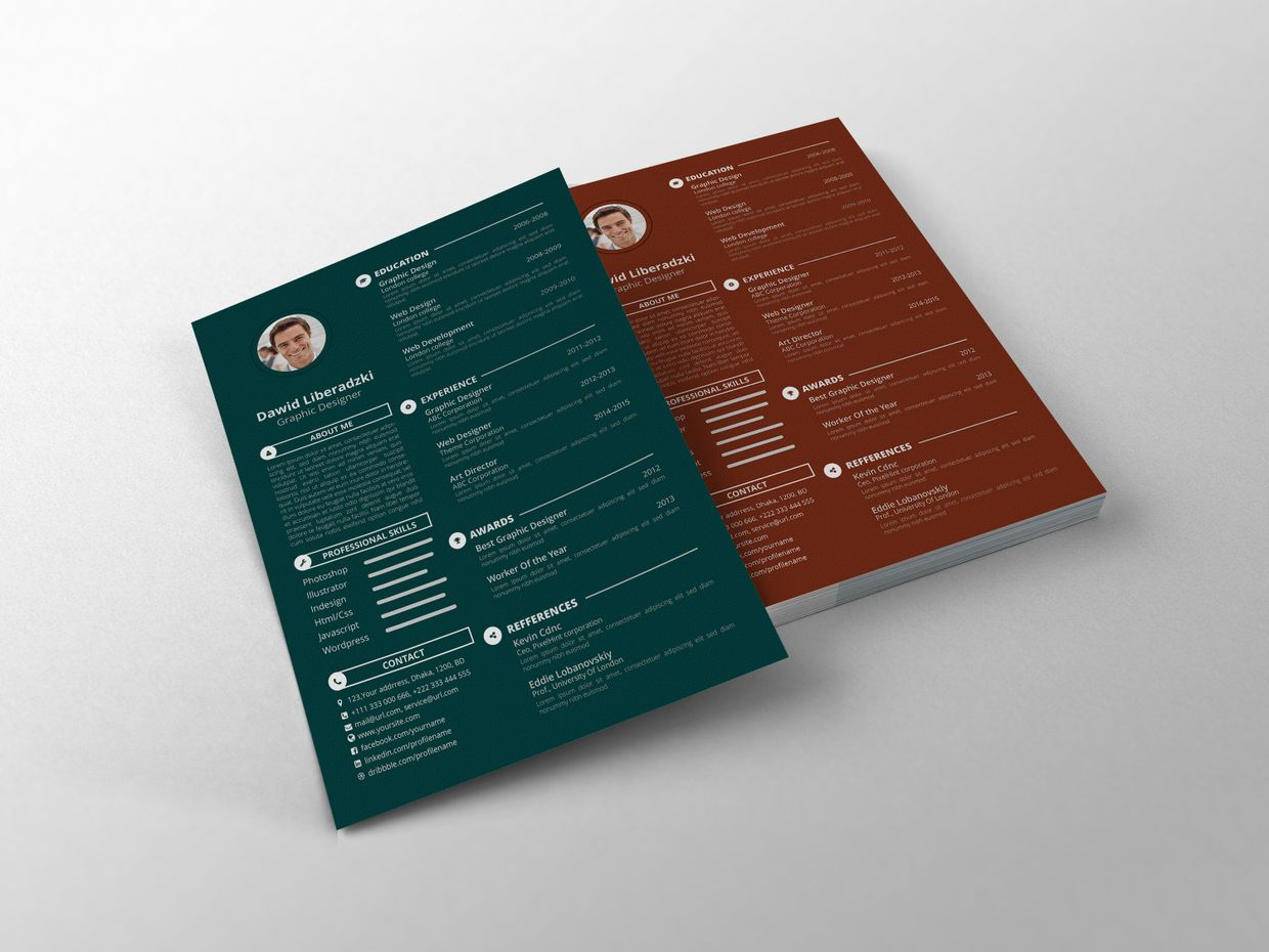 Simple CV - Free Simple CV Template With Clean Design