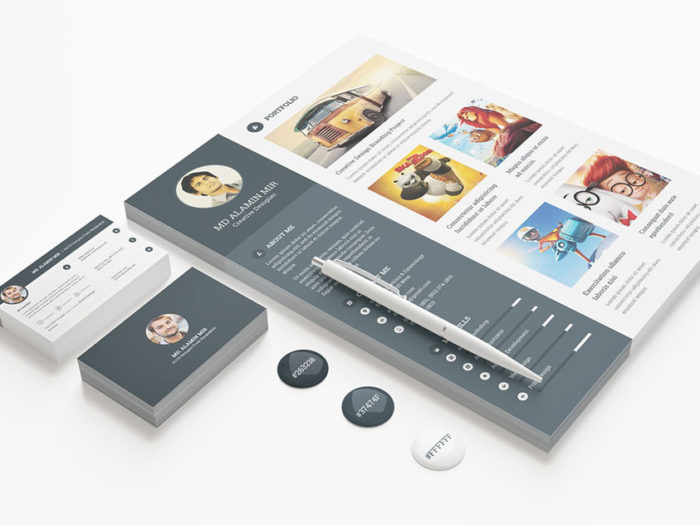 Aman Resume - Free Professional CV/Resume Template with Creative Look