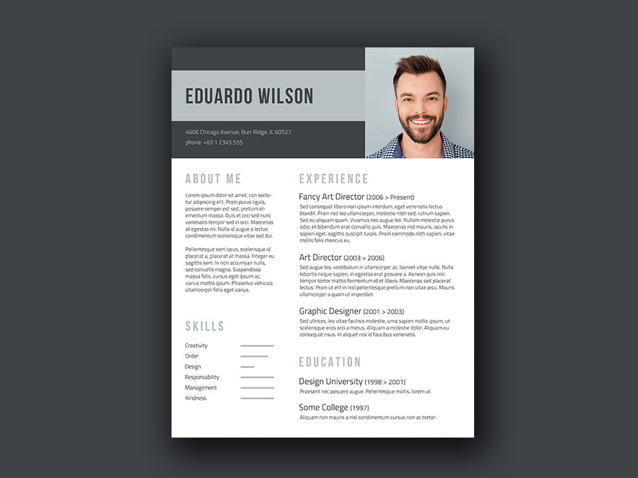 Bold Elegant - Free Elegant Resume Template for Any Job Opportunity