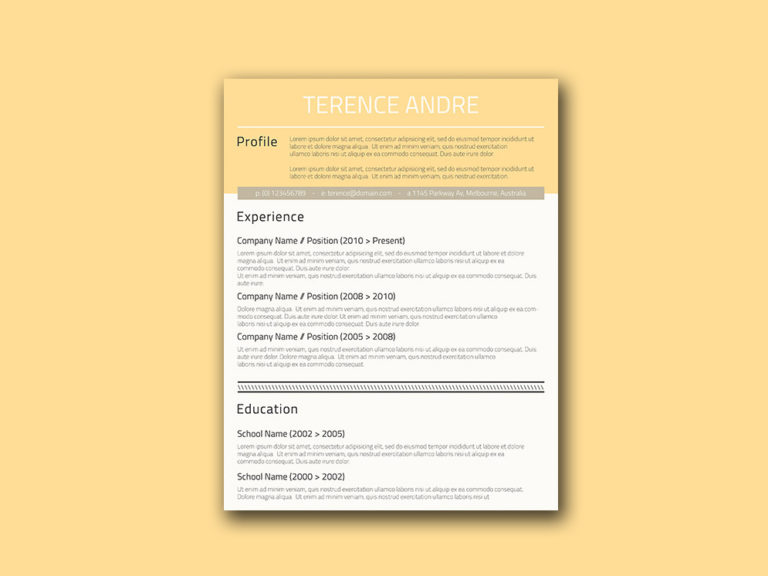 Free Financial Secretary Resume Template for Job Seeker