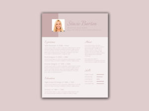 Female Resume Template - Smashresume
