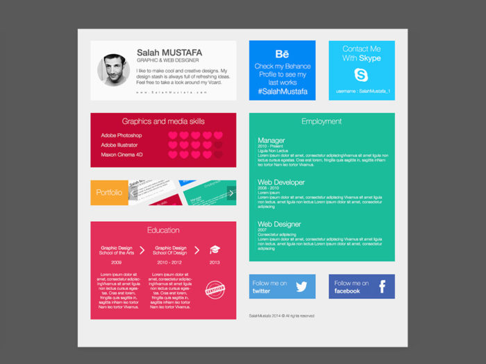 Mr. Resume - Free Clean Resume Website Template