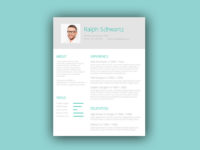 Free Three Pages Resume Template (ID, AI, PSD, DOCX)