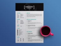 Johnson Smith Resume - Free Personal CV Template with Cover Letter Design