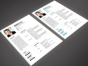 Free Three Pages CV Template for any Job Opportunity