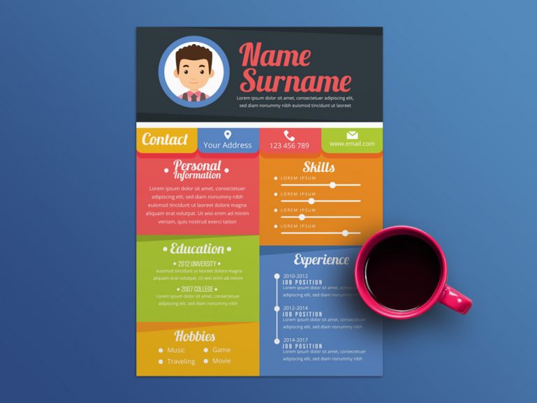 Michael Resume - Free Resume Template with Matching Cover Letter page
