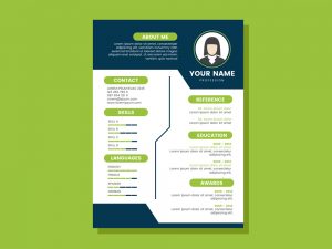 Free Corel Draw CV/Resume Template with Clean Look
