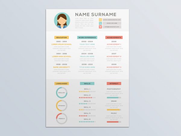 Free ATS Friendly Resume Template for Fresh Graduate