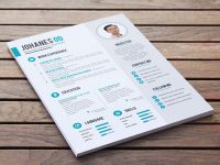 Free Arabic Resume Template with Professional Design