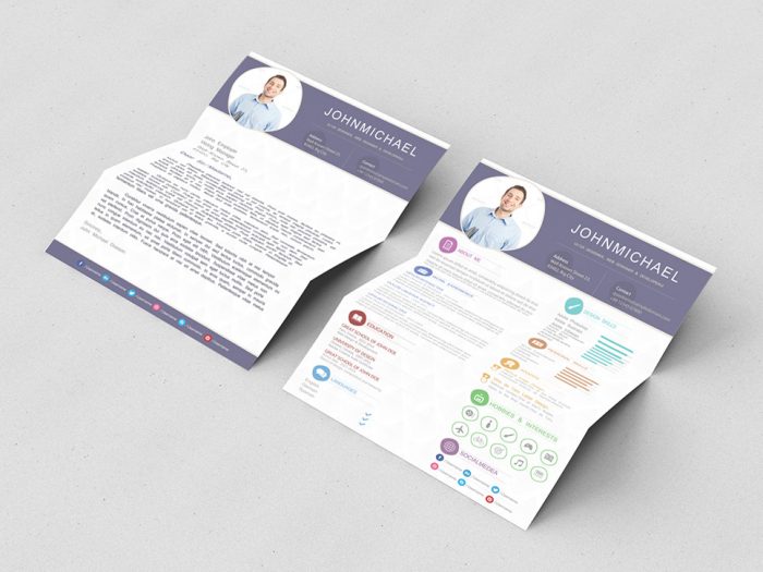 Michael Resume - Free Resume Template with Matching Cover Letter page