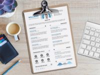 Free Three Pages Resume Template (ID, AI, PSD, DOCX)