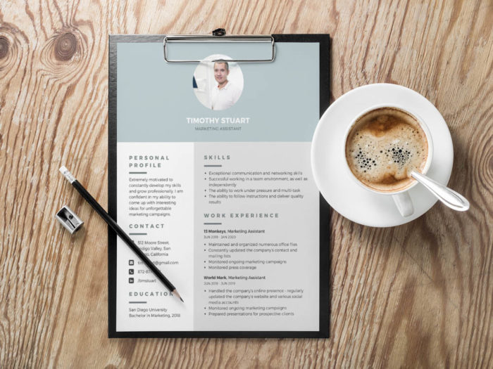 Stuart Resume - Free Modern Professional Resume Template