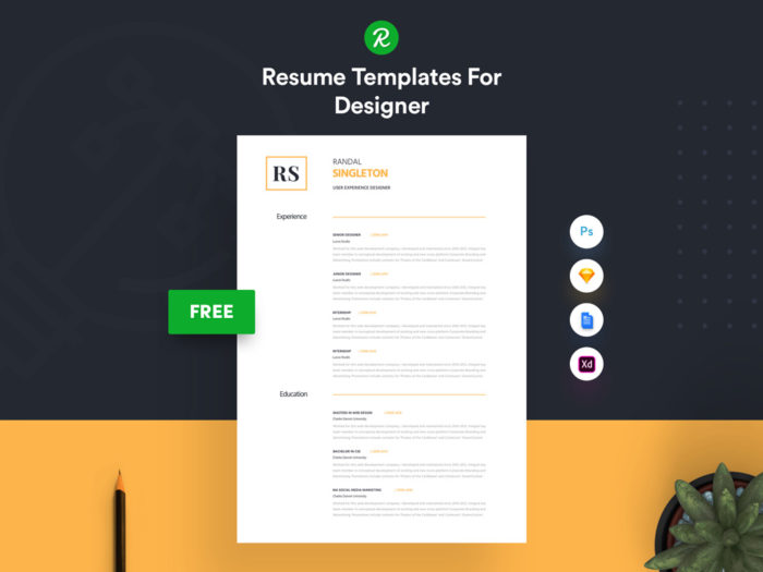 Michael Resume - Free Resume Template with Matching Cover Letter page