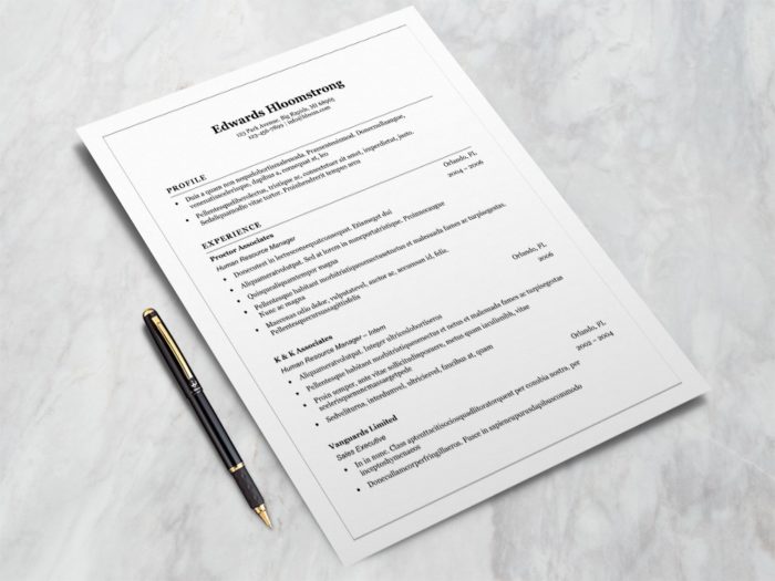 Free Arabic Resume Template with Professional Design