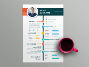 David Resume - Free Clean and Minimal PSD Resume Template