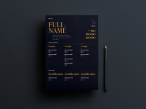 Free Creative Minimalist Resume Template for Job Seeker