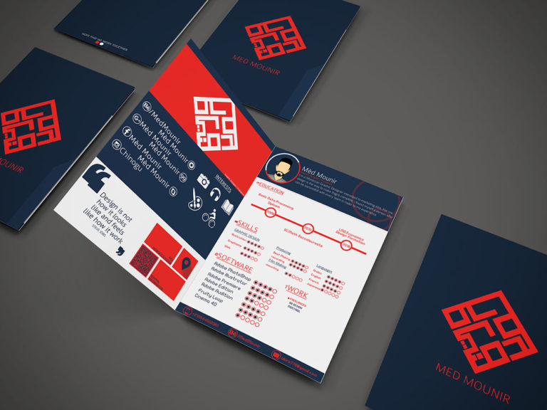 Mounir Resume - Free Book Style Resume Template for Job Seeker