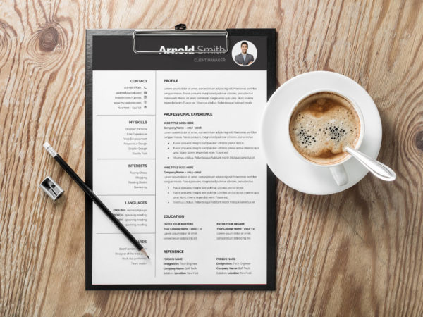 Kelly Miller Resume - Free Flat Resume Template for Your Next Dream Job