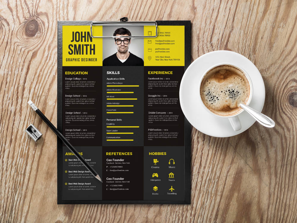 Free Designer Resume Bundle Template with Multicolor Options