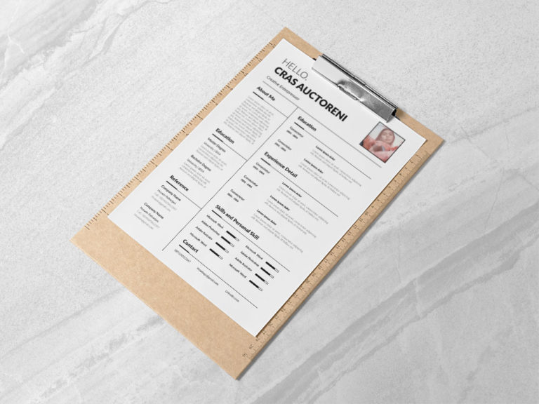 Michael Resume - Free Resume Template with Matching Cover Letter page