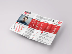 Sarkar Resume - Free Creative Resume Template with Mockup