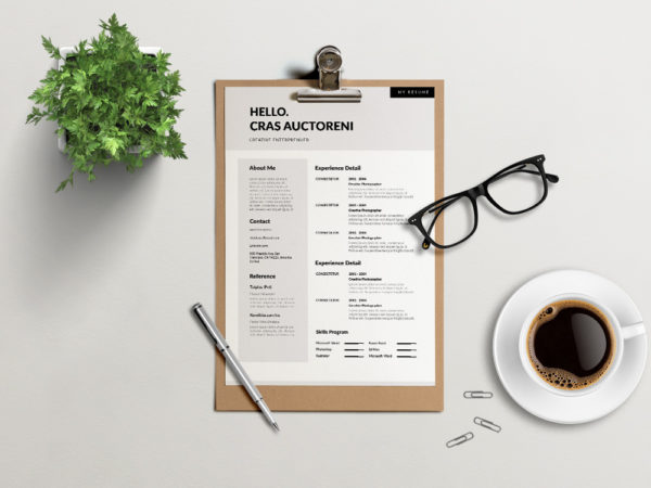 Free Three Pages CV Template for any Job Opportunity