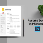 Free Creative Horizontal Resume Template for Job Seeker