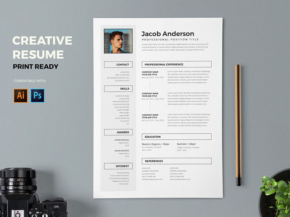 Free R&D Resume Template with Clean and Professional Look