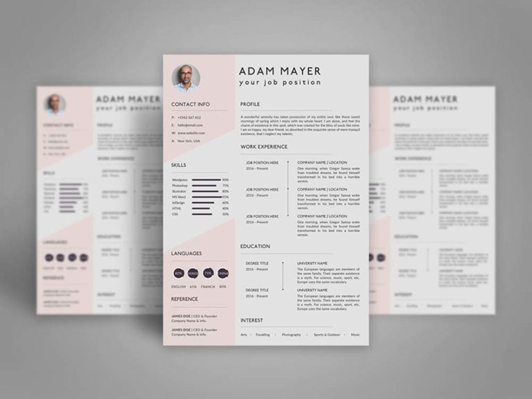 Free ATS Friendly Resume Template for Fresh Graduate