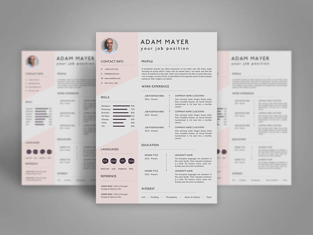 Free Universal Resume Template for Any Job Opportuniy