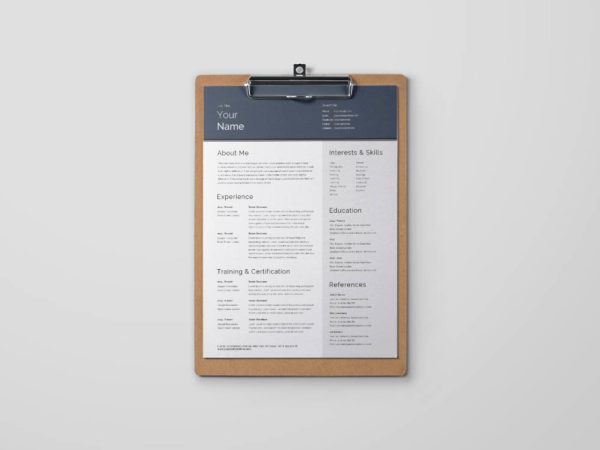 Free General Resume Template for any Job Opportunity