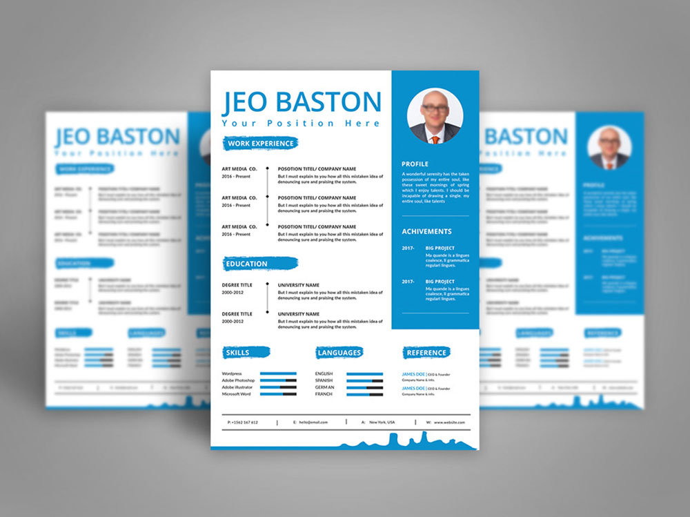 Free Modern General Resume Template for Any Job Opportuniy