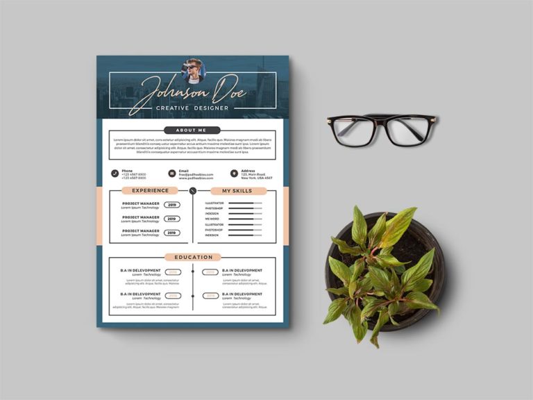 Michael Resume - Free Resume Template with Matching Cover Letter page