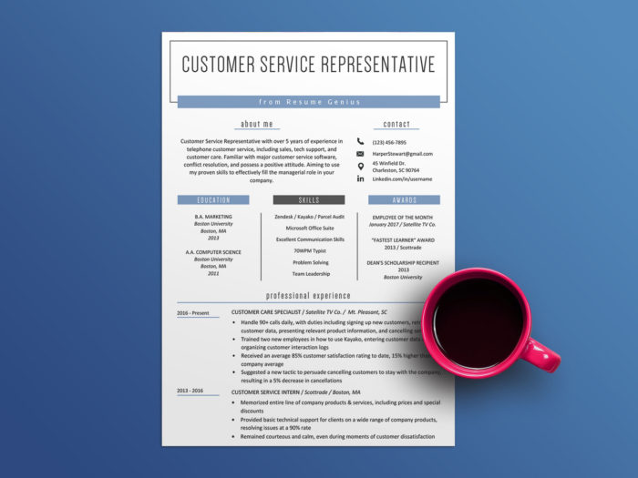 Free Creative Chocolate Resume Template for Job Seeker