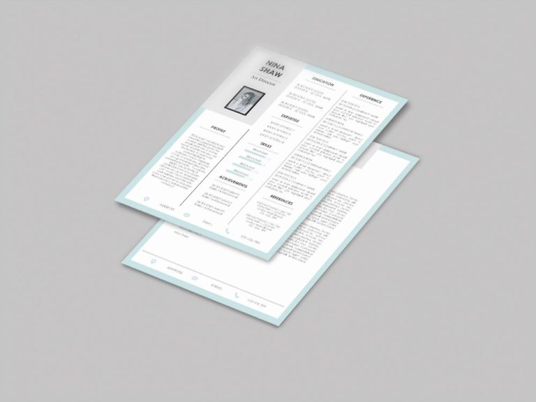 Michael Resume - Free Resume Template with Matching Cover Letter page