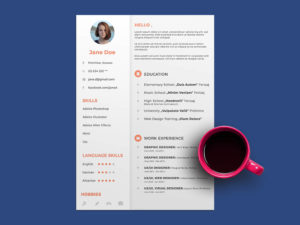 Free Three Pages Resume Template (ID, AI, PSD, DOCX)