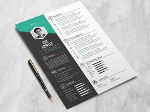 Free Modern General CV/Resume Template with Clean and Elegant Look