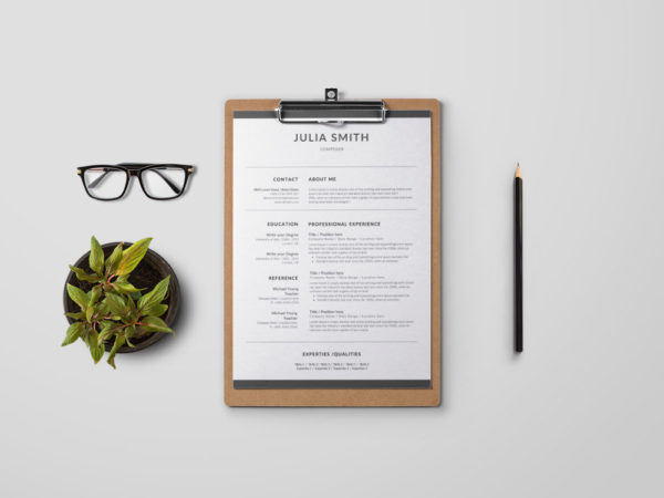 Free Front Office Manager Resume Template with Example for Job Seeker
