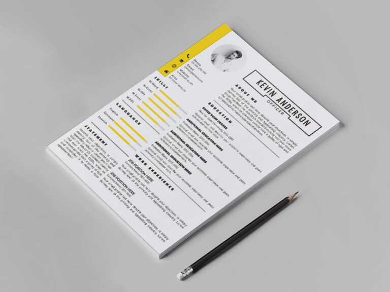 Michael Resume - Free Resume Template with Matching Cover Letter page