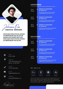 Free Designer Resume Template Set with 3 Color Options