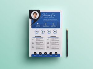 Free Creative Chocolate Resume Template for Job Seeker