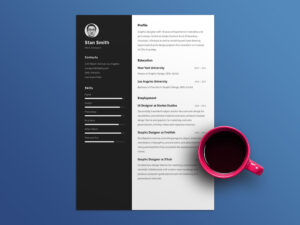 Free Figma CV Resume Template for Any Job Position