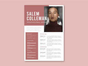 Free Clean Universal Resume Template with Cover Letter