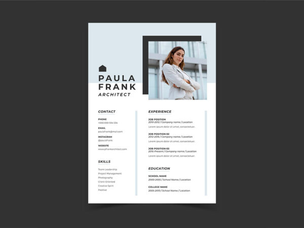 Free Storyboard Artist Resume Template with Clean and Professional Look