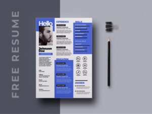 Aman Resume - Free Professional CV/Resume Template with Creative Look