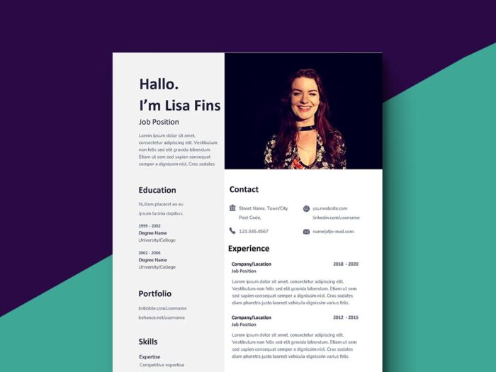Free Storekeeper Resume Template in Simple Design