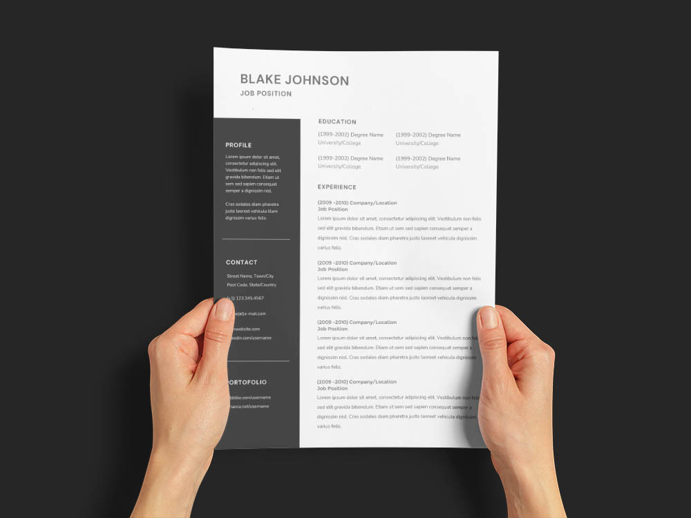 Free Senior Executive Assistant Resume Template with Clean Look